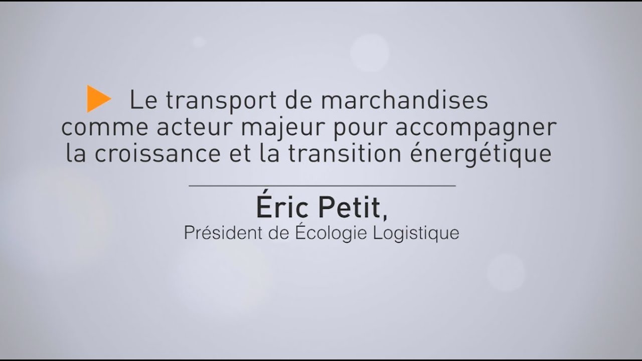UNPG - interview d'Eric Petit, président de Ecologie Logistique - YouTube