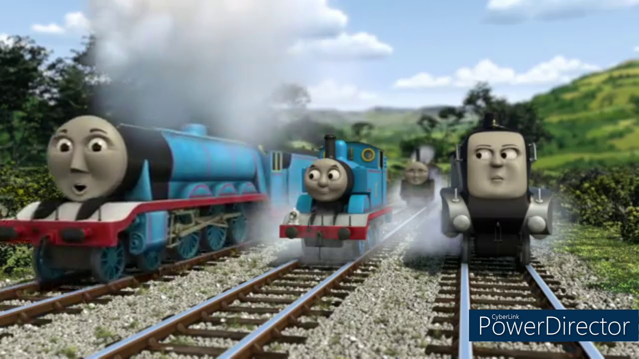Gordon - I'll race you to Maithwaite, Slowcoach Spencer! I'll win ...