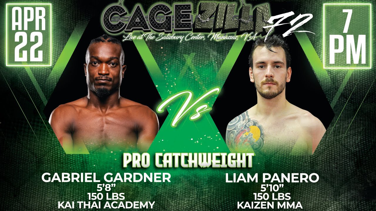 CageZilla 72 - Gabriel Gardner vs Liam Panero - YouTube