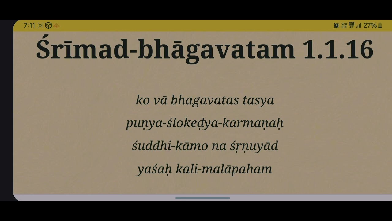 Srimad Bhagavatam 01.01.16_AmD_Sridham Mayapur_India_01/04/2024 - YouTube