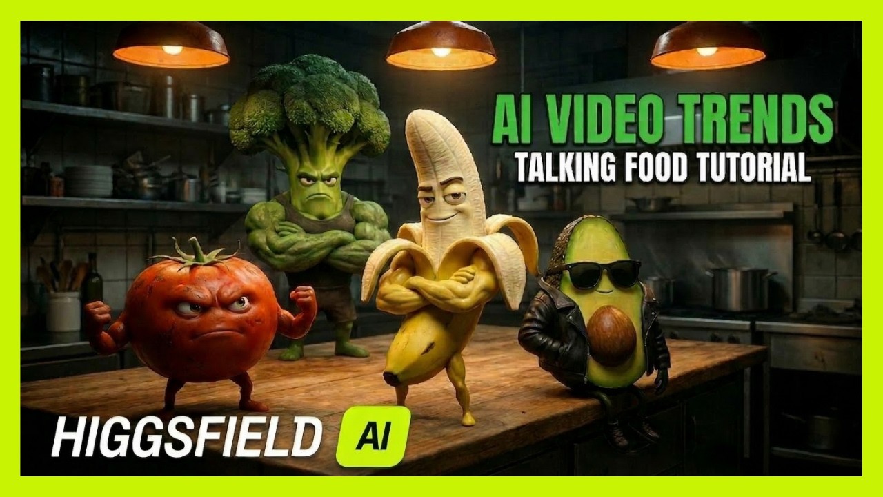 How to Make Viral "Talking Food" AI Videos Step by Step Using ...