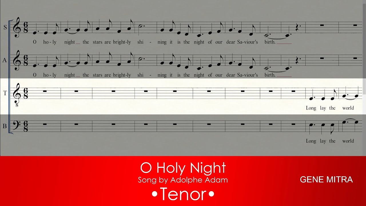 O Holy Night • Tenor - YouTube
