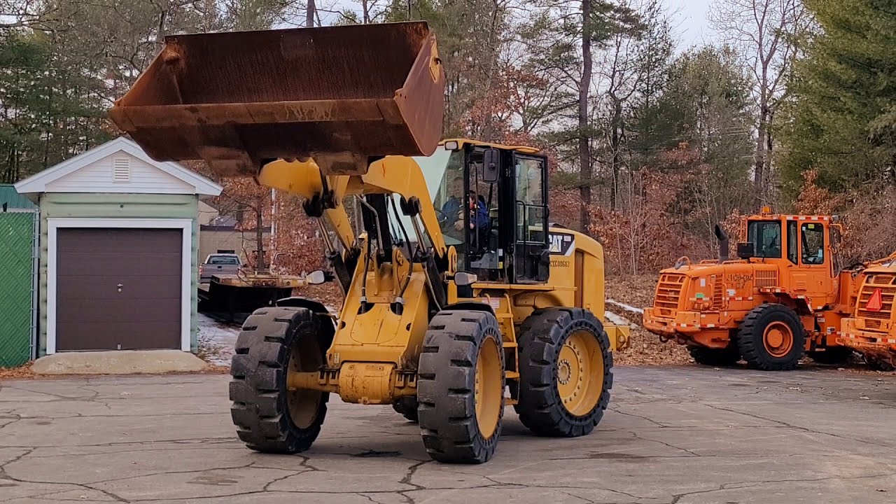 2009 CAT 928H Z Wheel Loader with Solid Rubber Tires For Sale - YouTube