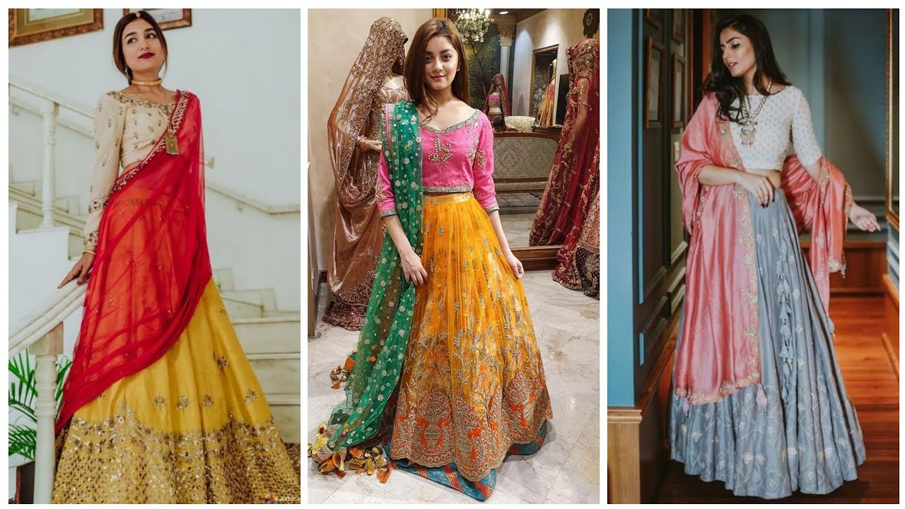 40+ Beautiful Color Combination Lehenga Ideas For Parties & Weddings ...