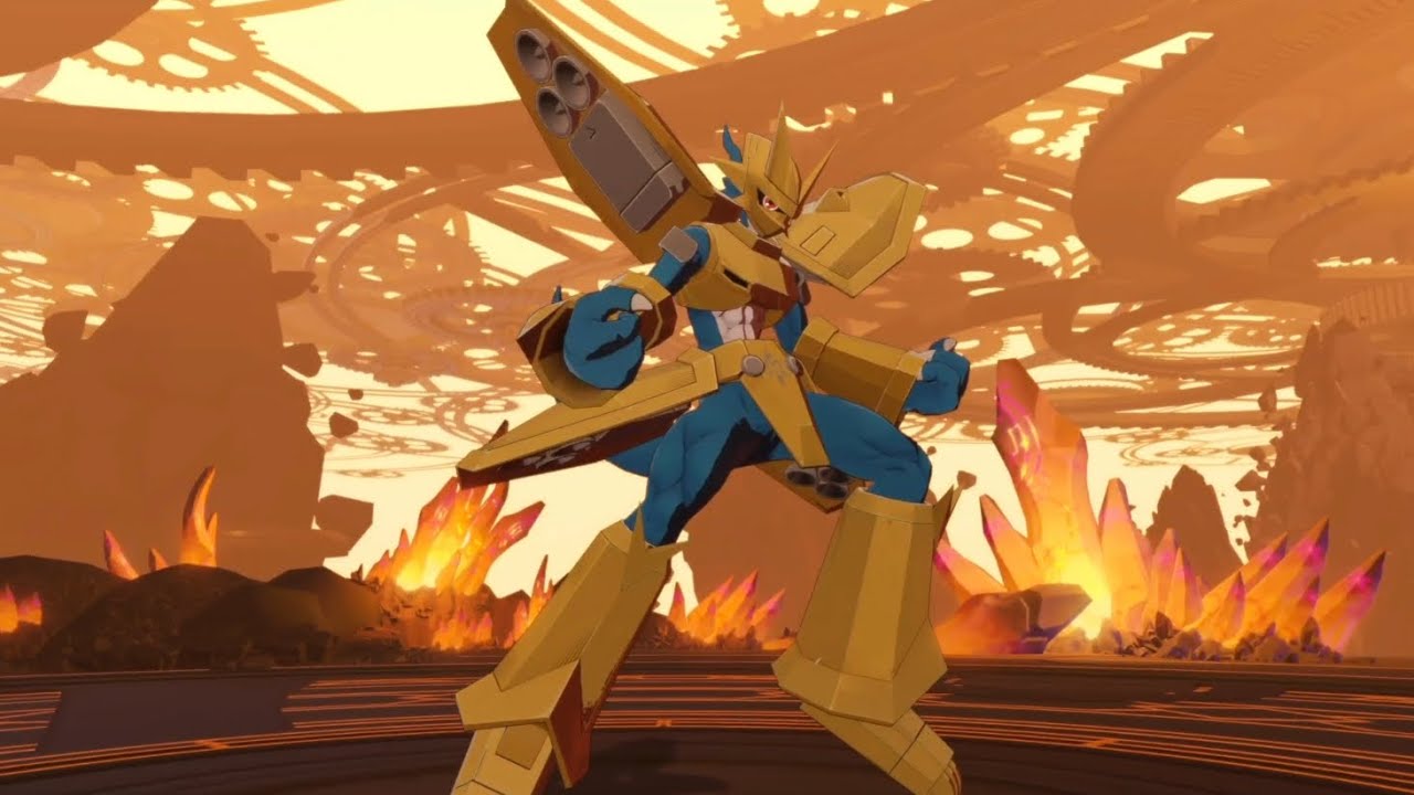 Digimon Story Time Stranger - Magnamon Digivolving And Special Attack ...