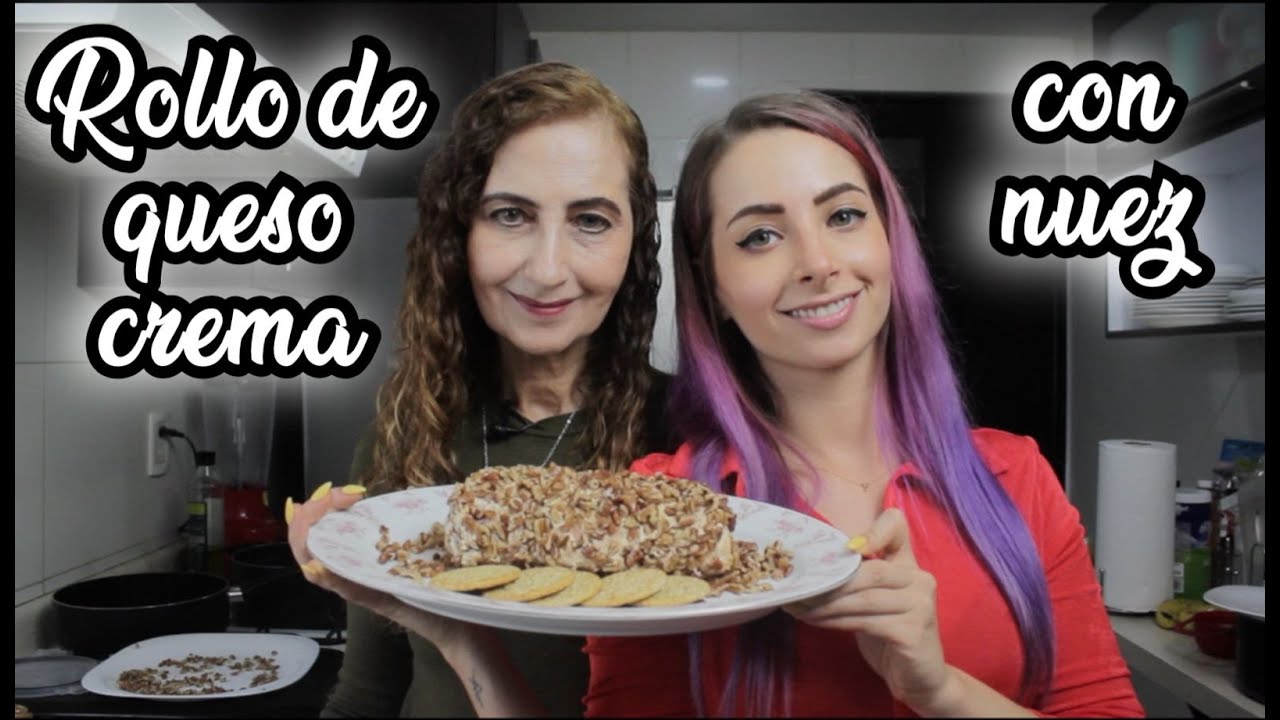 ROLLO DE QUESO CREMA (PHILADELPHIA) CON NUEZ / DIP PARA COMPARTIR ...