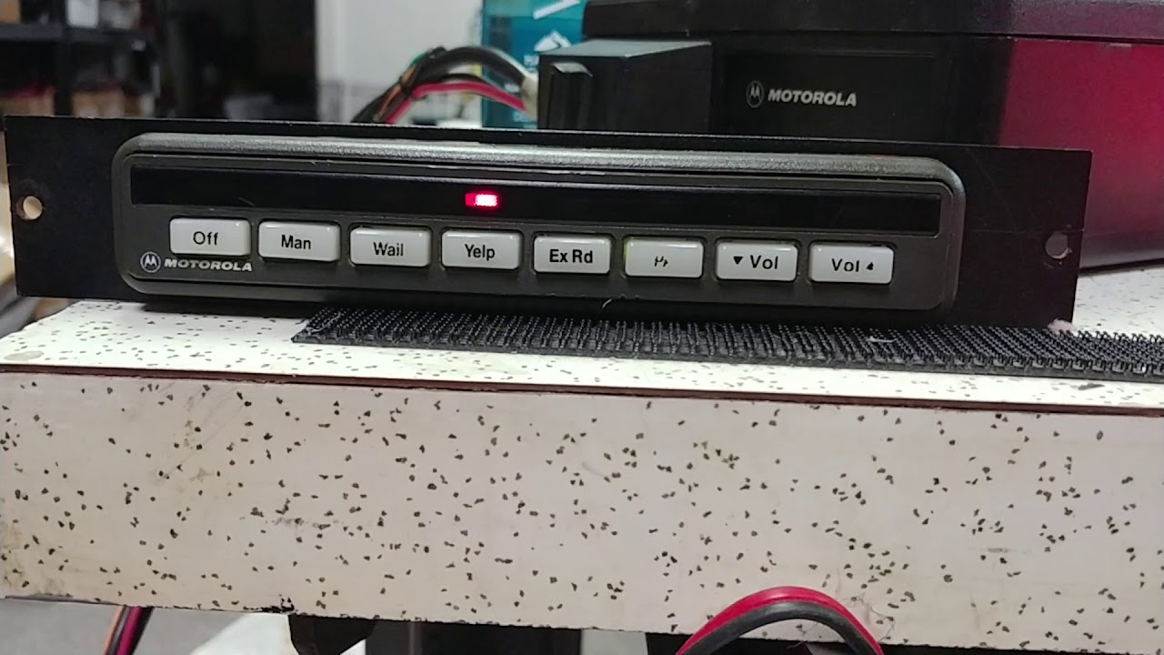 Motorola MaraTrac Siren - YouTube