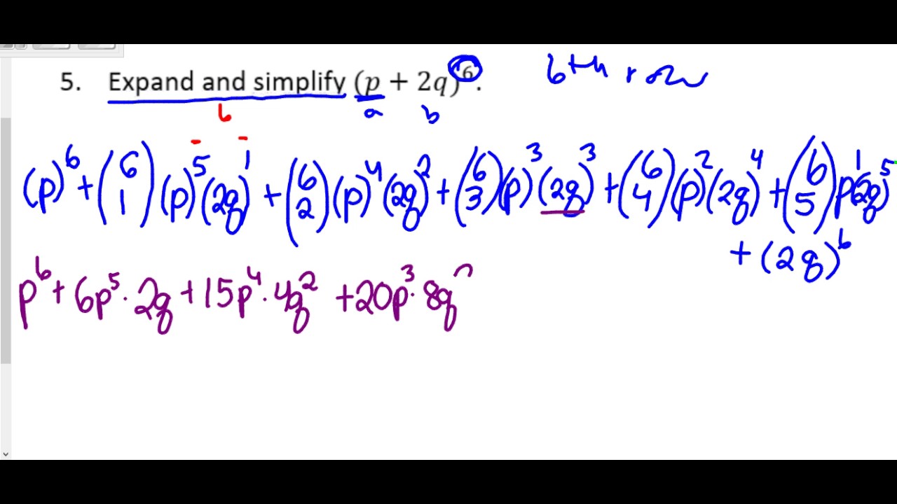 Binomial Exp Review #5 - YouTube