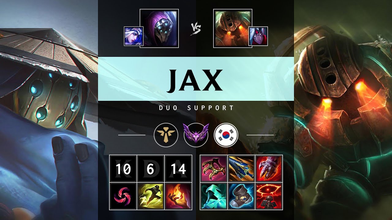 Jax Support vs Nautilus - KR Master Patch 25.04 - YouTube