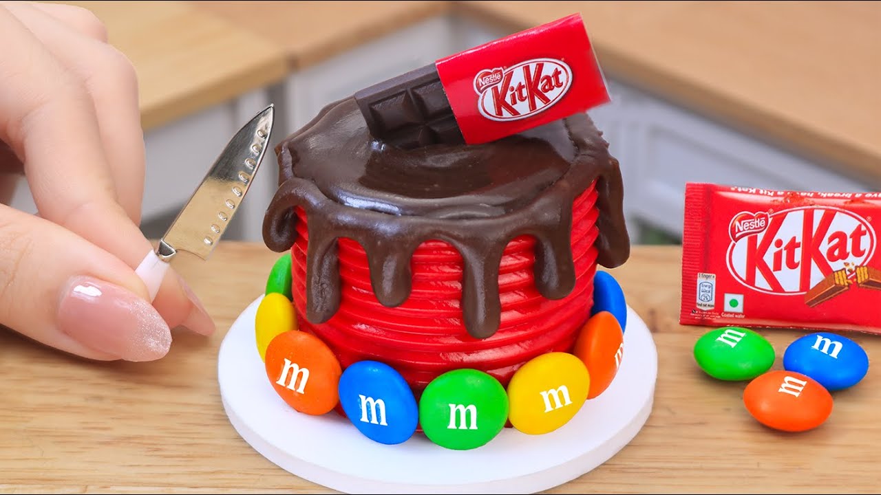 Resep Dekorasi Kue Miniatur Terbaik 🌈 Kue Pelangi Miniatur dengan ...