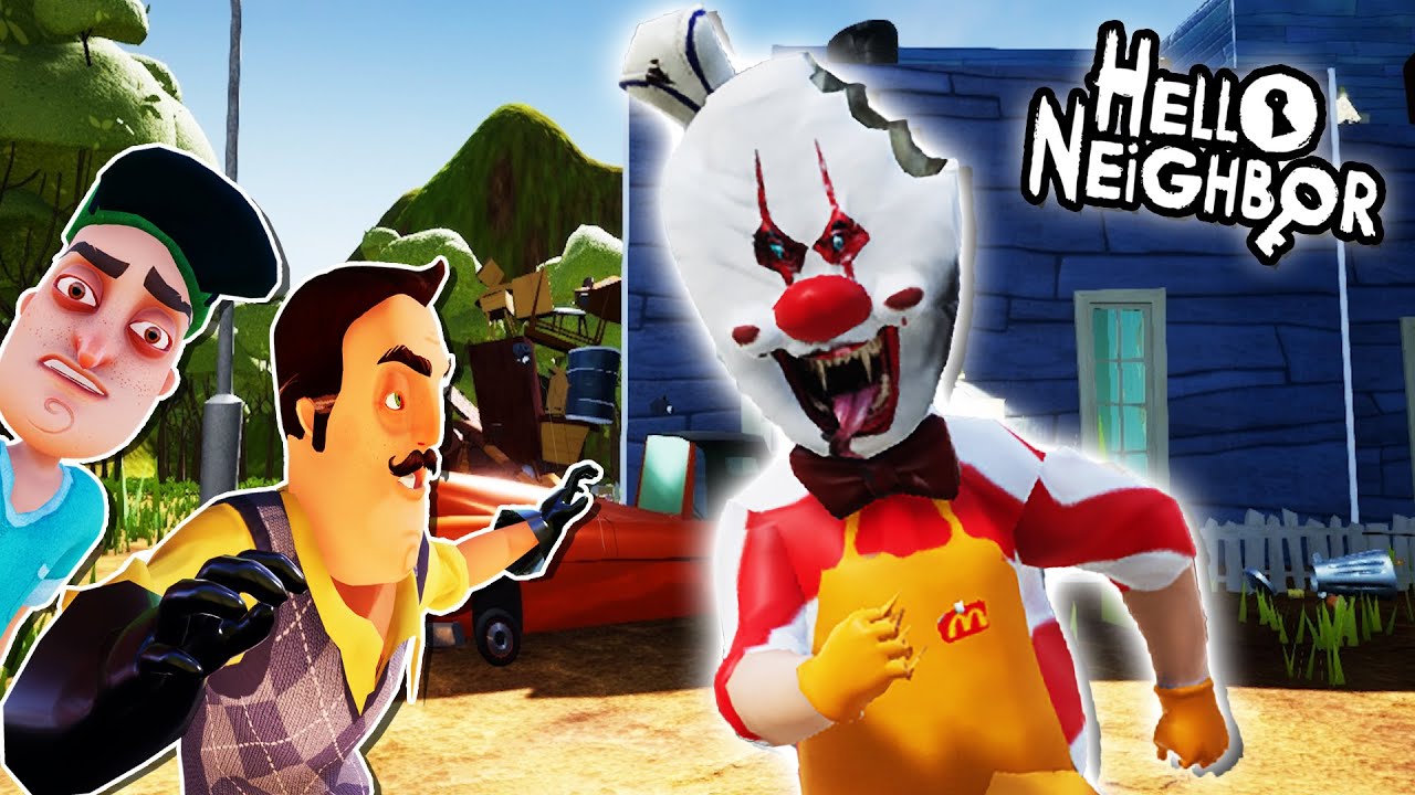 HELLO RONALD MCDONALD ICE SCREAM ROD | Hello Neighbor Mod - YouTube
