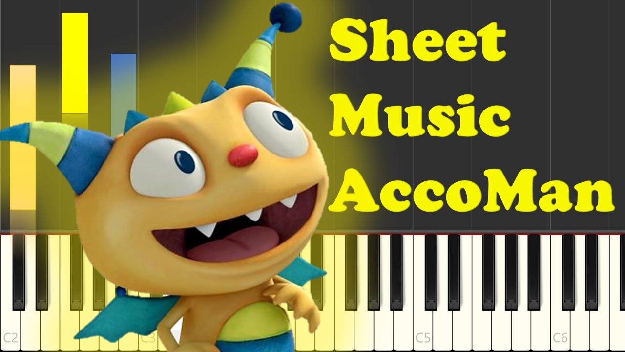 Henry Hugglemonster Theme Song Piano Sheet Music - YouTube