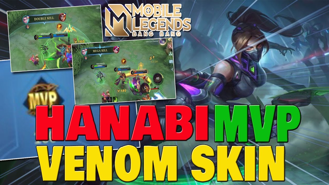HANABI MVP WITH VENOM NEPHILA SKIN | ALECKH GAMER - YouTube