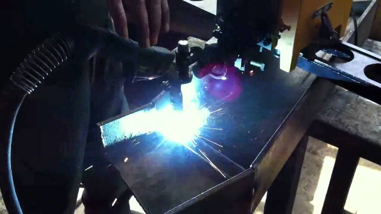 H-Beam cutting & Welding - YouTube
