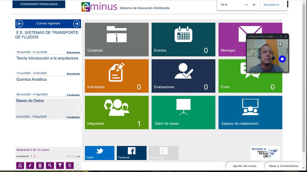 Requisitos para el uso de la plataforma de E-learning EMINUS de la ...