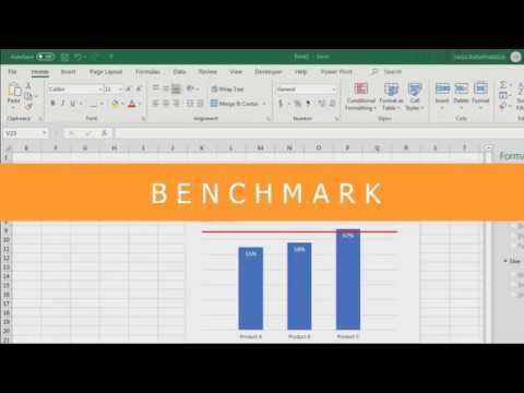 How to create benchmarks in Excel - YouTube