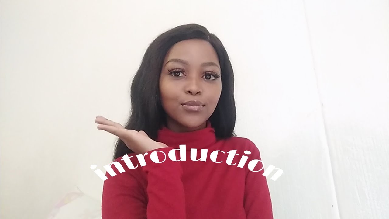 Introduction Video South African Youtuber Youtube