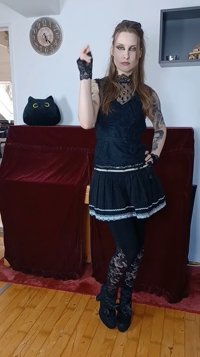 GRWM goth edition #fashion #goth #fun - YouTube