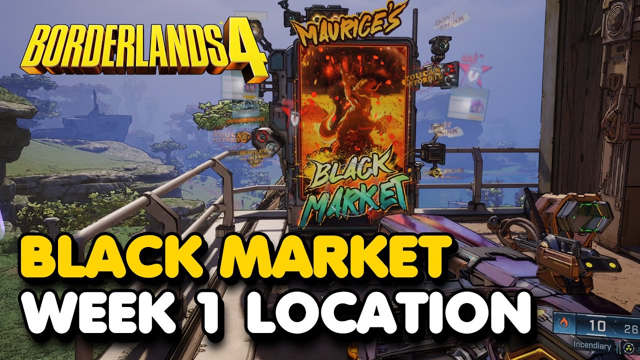Borderlands 4 - Black Market Location Week 1 (Sep 12 - Sep 19) - YouTube