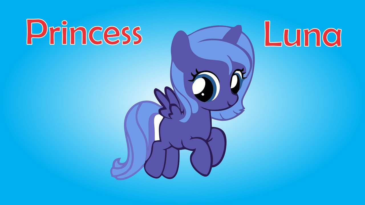 How to Draw Baby Princess Luna - Digital Drawing Tutorial (My Little ...