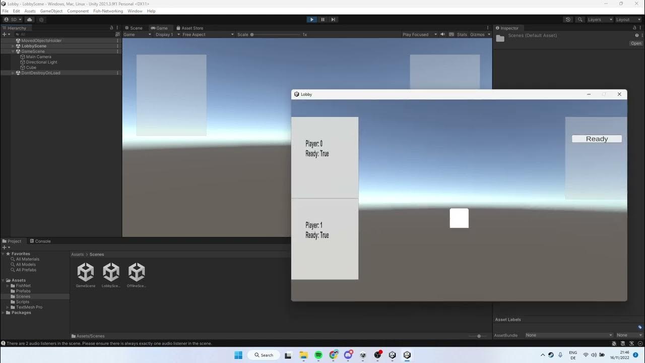 Unity Online Lobby System using Fishnet - YouTube