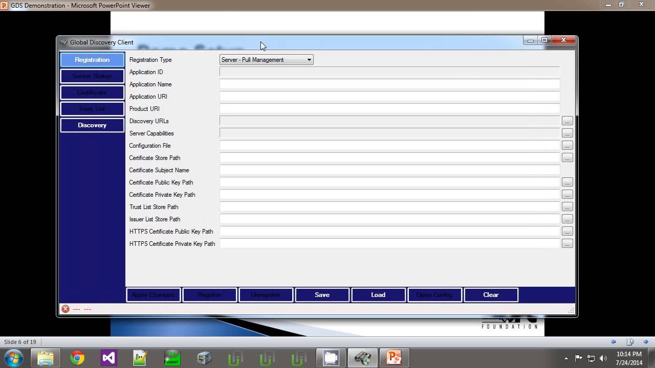 OPC UA GDS Demonstration Part 1 - YouTube