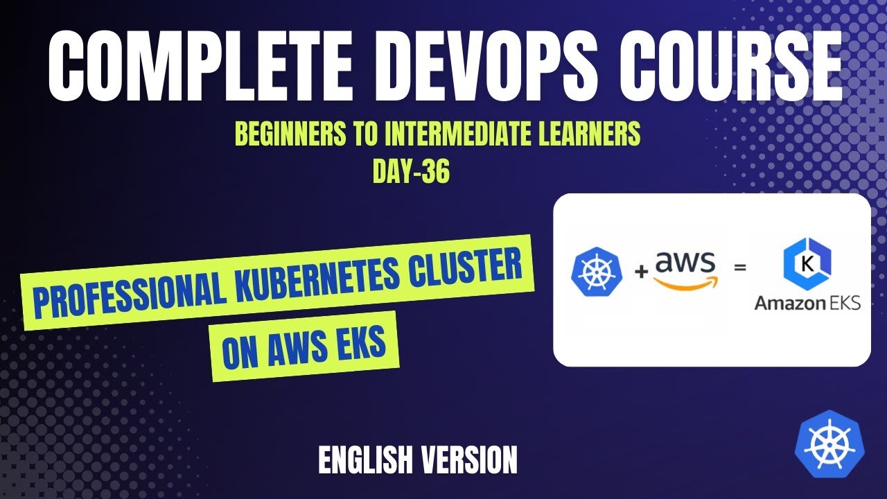Day-36 | Professional Kubernetes Cluster on AWS EKS | Step-by-Step ...