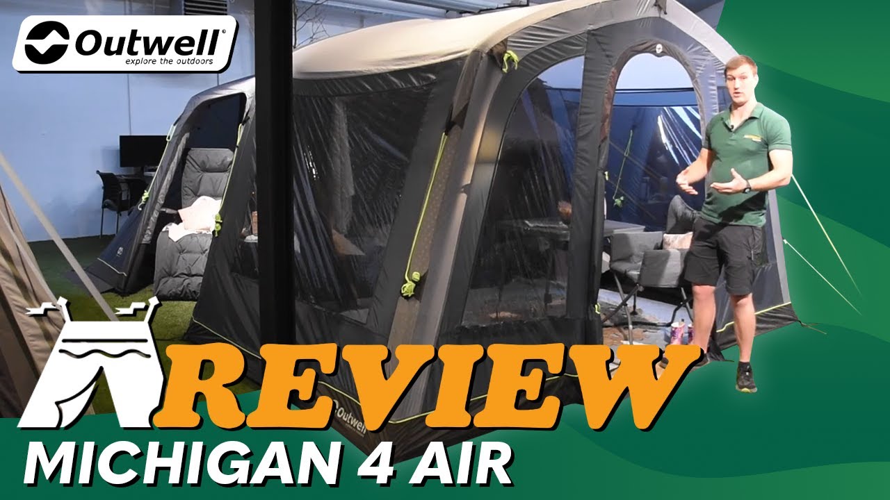 Outwell Michigan 4 Air Tent Review 2025 - YouTube