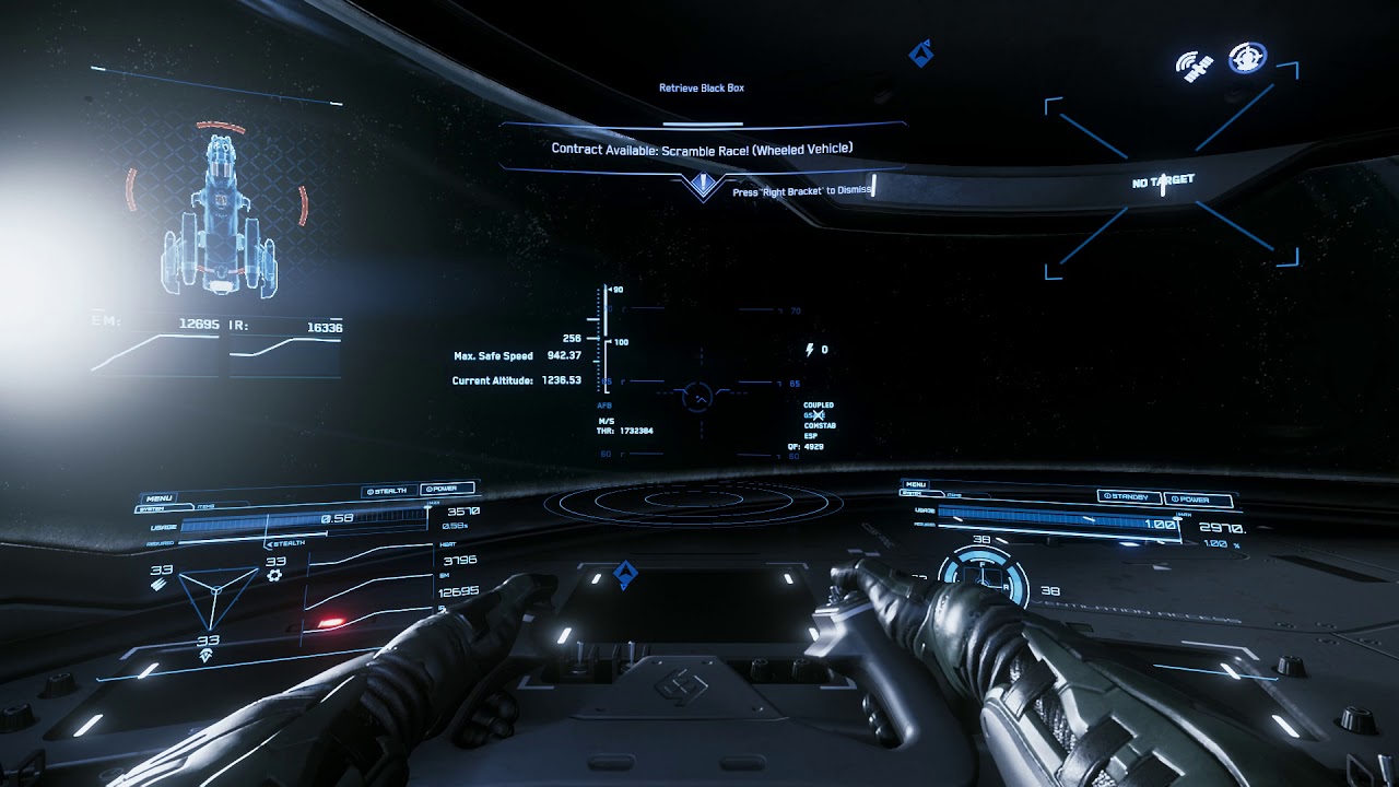 Star Citizen LIVE 3.4.1 - M12 - Retrieve black box - YouTube