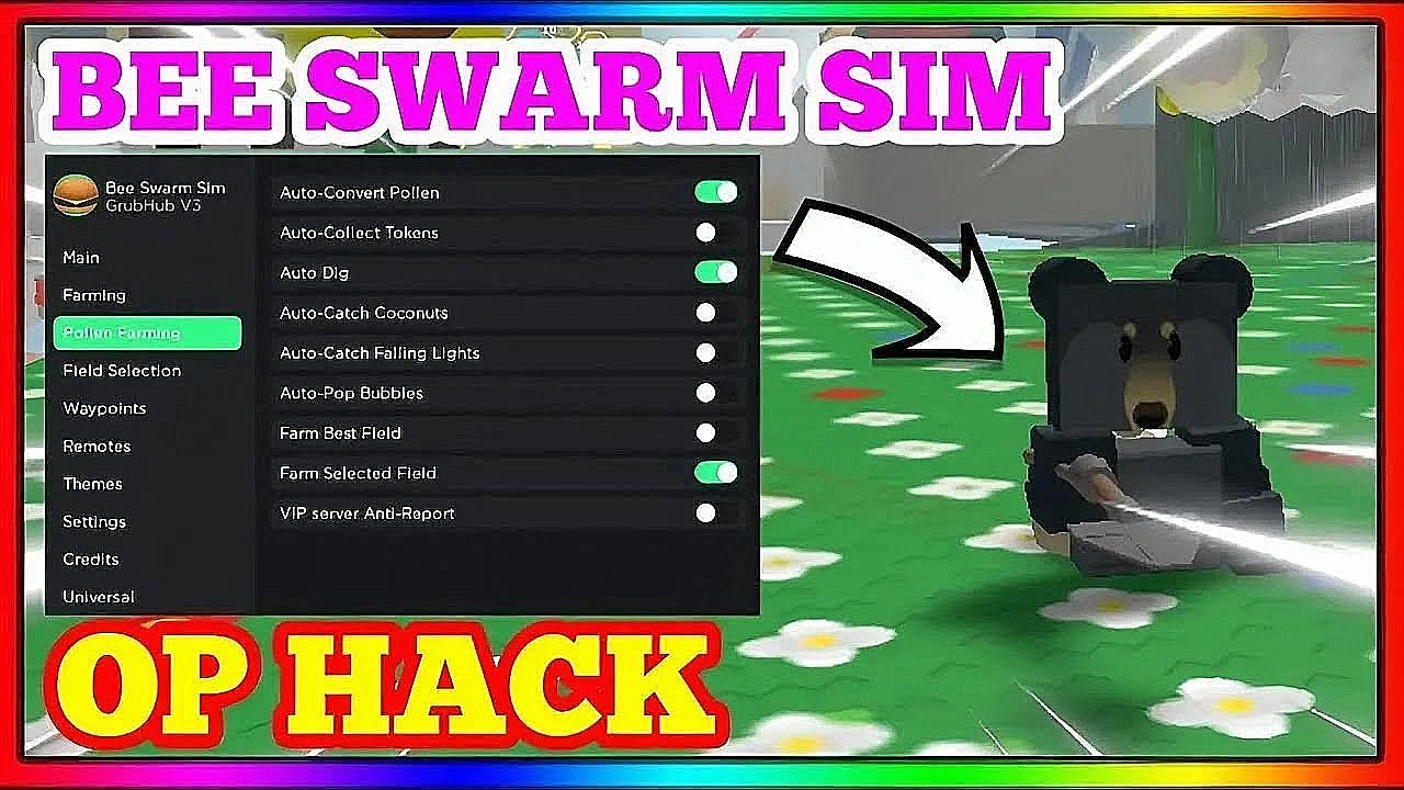 Bee Swarm Simulator Script | Auto Farm, Auto Tokens, Combat, Royal ...