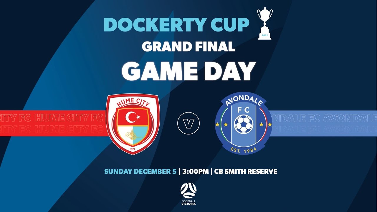 2021 Dockerty Cup FINAL - Hume City v Avondale FC. Live from C.B Smith ...