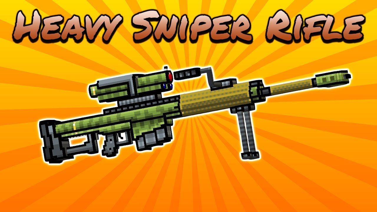 Heavy Sniper Rifle Damage Test & Review - Pixel Gun 3D - YouTube