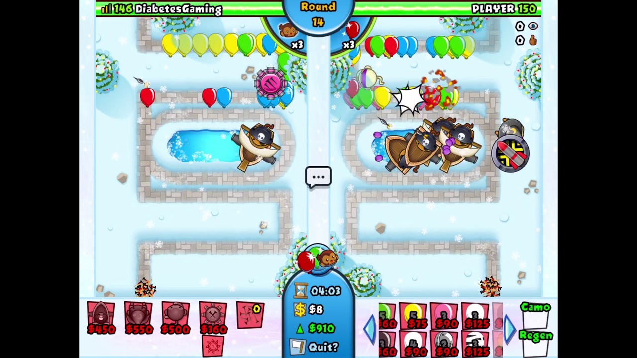 BTD BATTLES RUSHING WITH A ZOMG! [EP 3] - YouTube