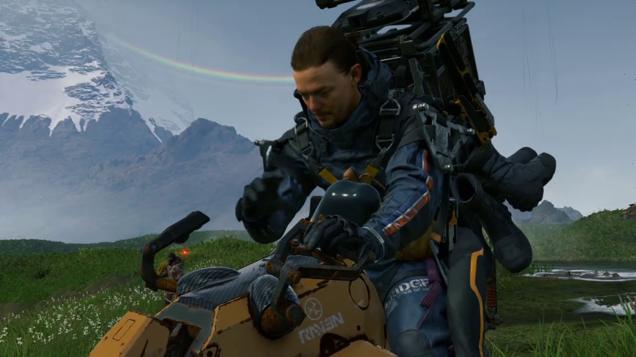 DEATH STRANDING™ hitting mule with a rev bike! - YouTube