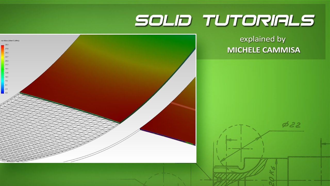 SOLIDWORKS Simulation - "Brick" Mesh for Thin Parts / Mesh con Brick ...