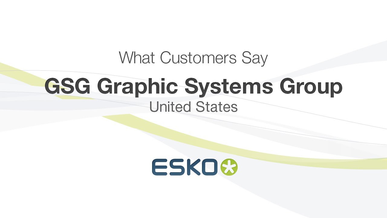 What Customers Say: GSG Graphic Systems Group (US) - YouTube