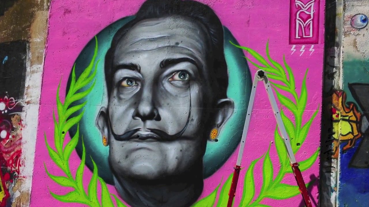 Graffiti Realista Dalí (@ian_lleida) - YouTube