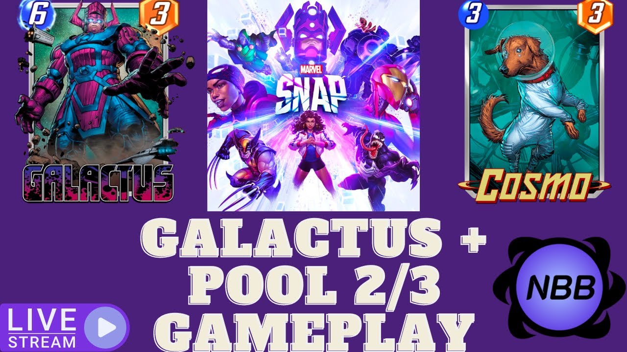 Marvel Snap Pool 2/3 - Galactus, Ongoing, Reveal+ - YouTube