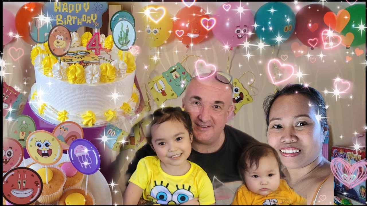 SIMPLE BIRTHDAY CELEBRATION |4TH BIRTHDAY |BRITISH FILIPINO - YouTube