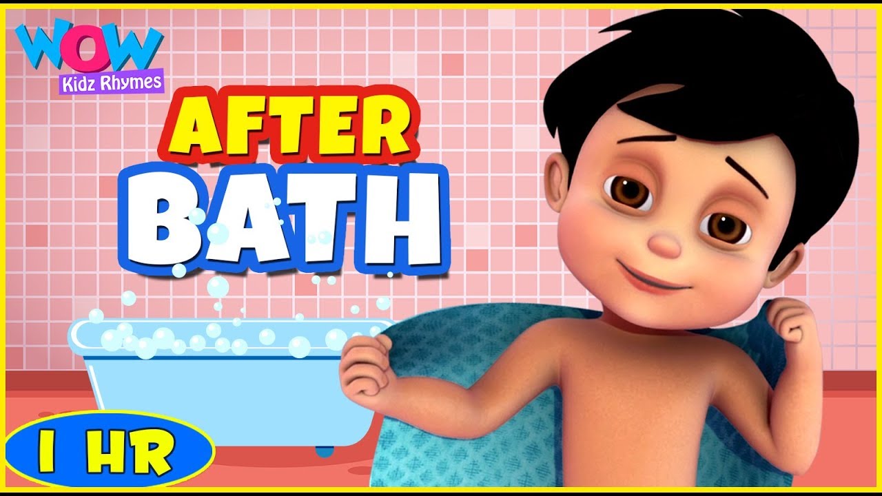 After A Bath & Other Kids Rhymes | Nursery Rhymes Compilation in ...