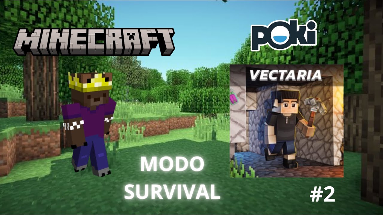 Probé una copia de Minecraft en POKI (Modo SURVIVAL) #2 - YouTube