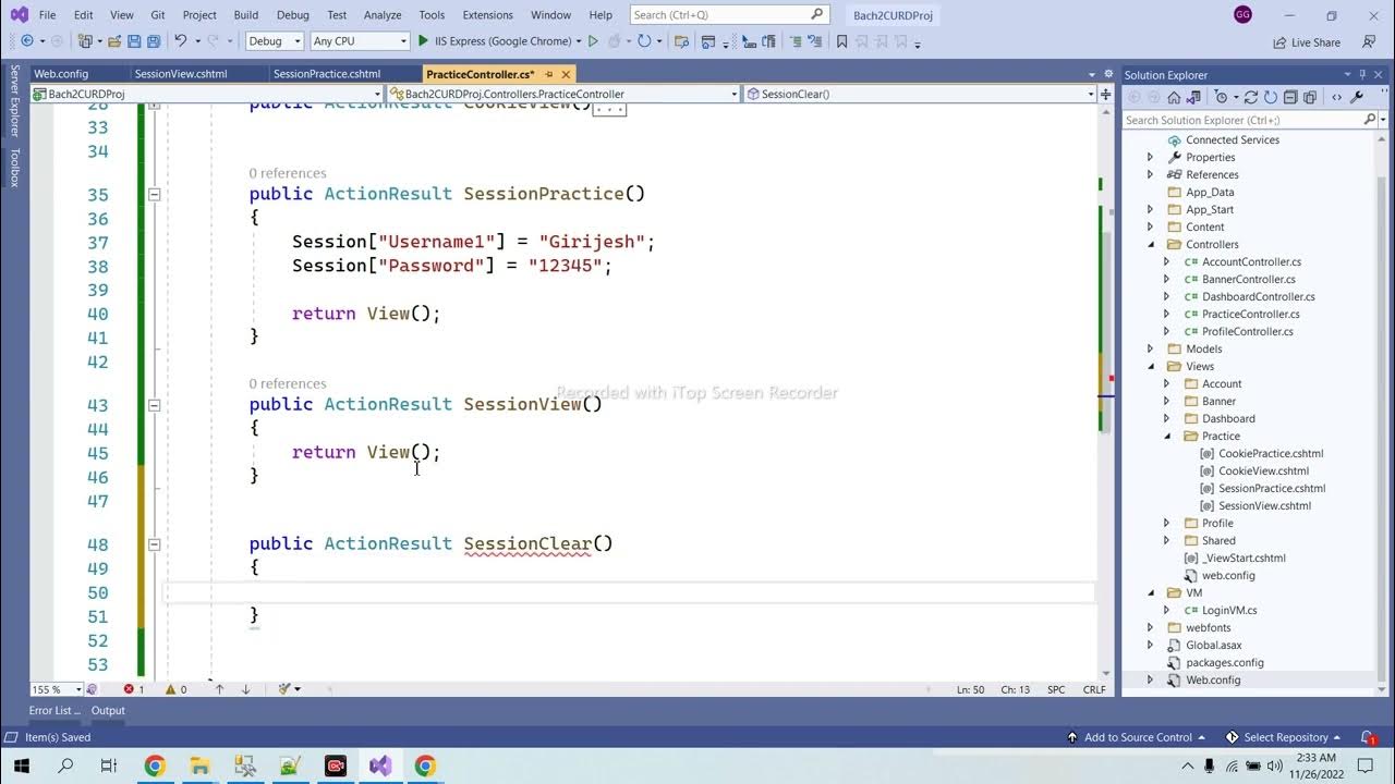 C# MVC Session - YouTube