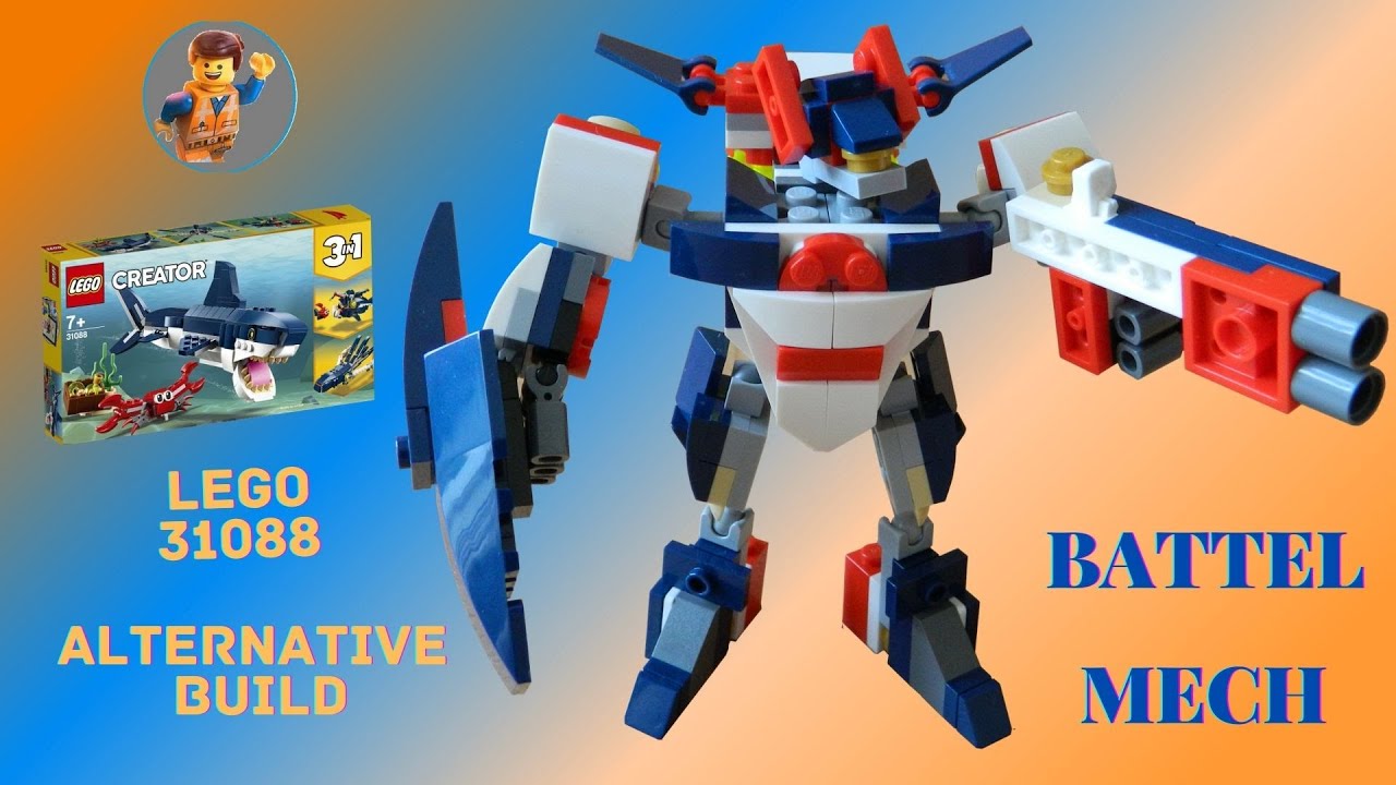 Lego Creator 31088 - Battel Mech/Robot - alternative build instructions ...