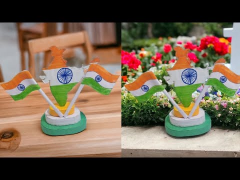 Republic Day Special Craft Idea / Indian Falg /Falg making Using paper ...