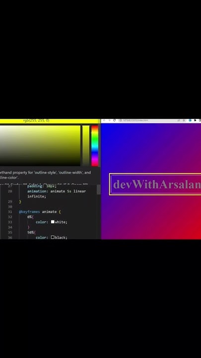 Text Animation With Html And Css Youtuber Youtube Coding Trending Youtubeshorts Subscribe