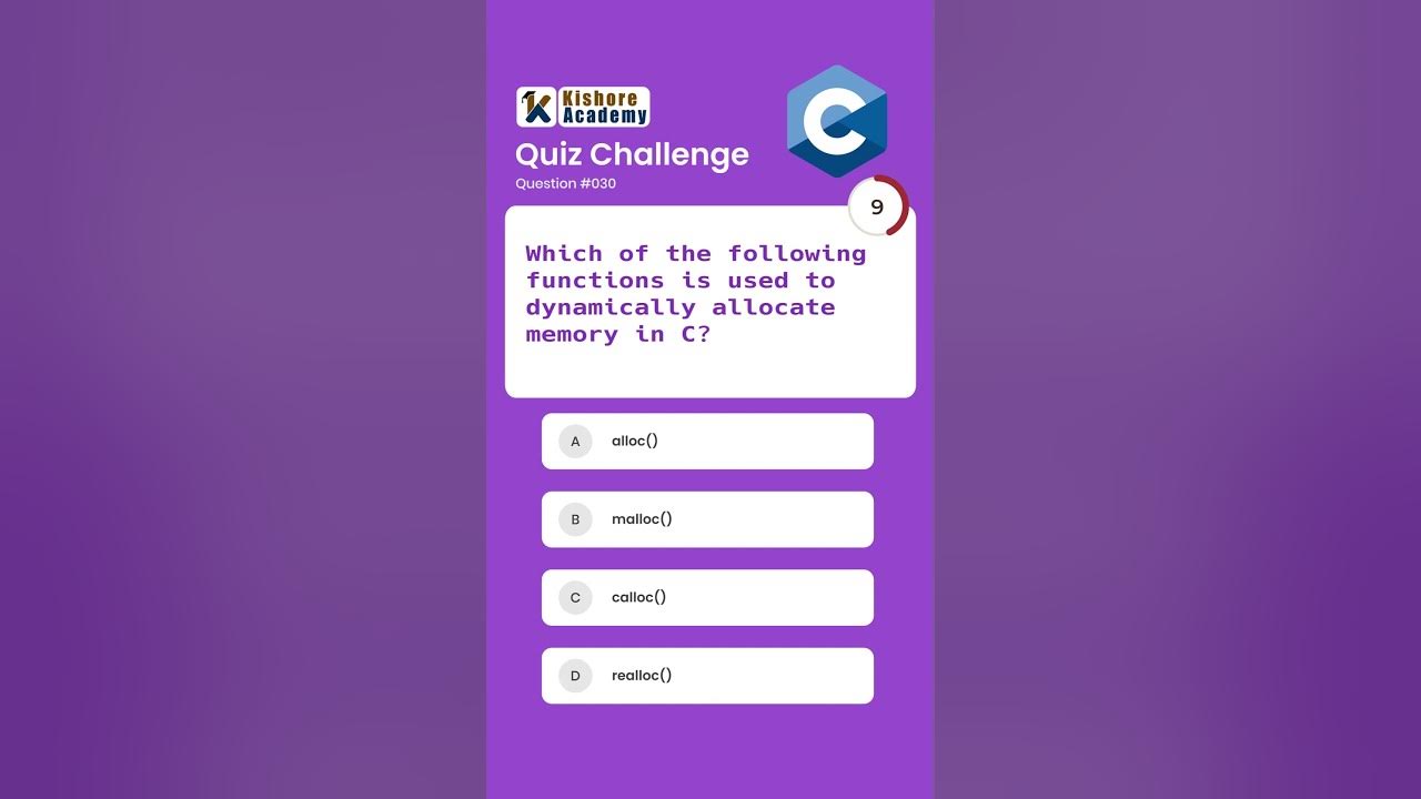 C Codingquiz_030 #KishoreAcademyPRO - YouTube