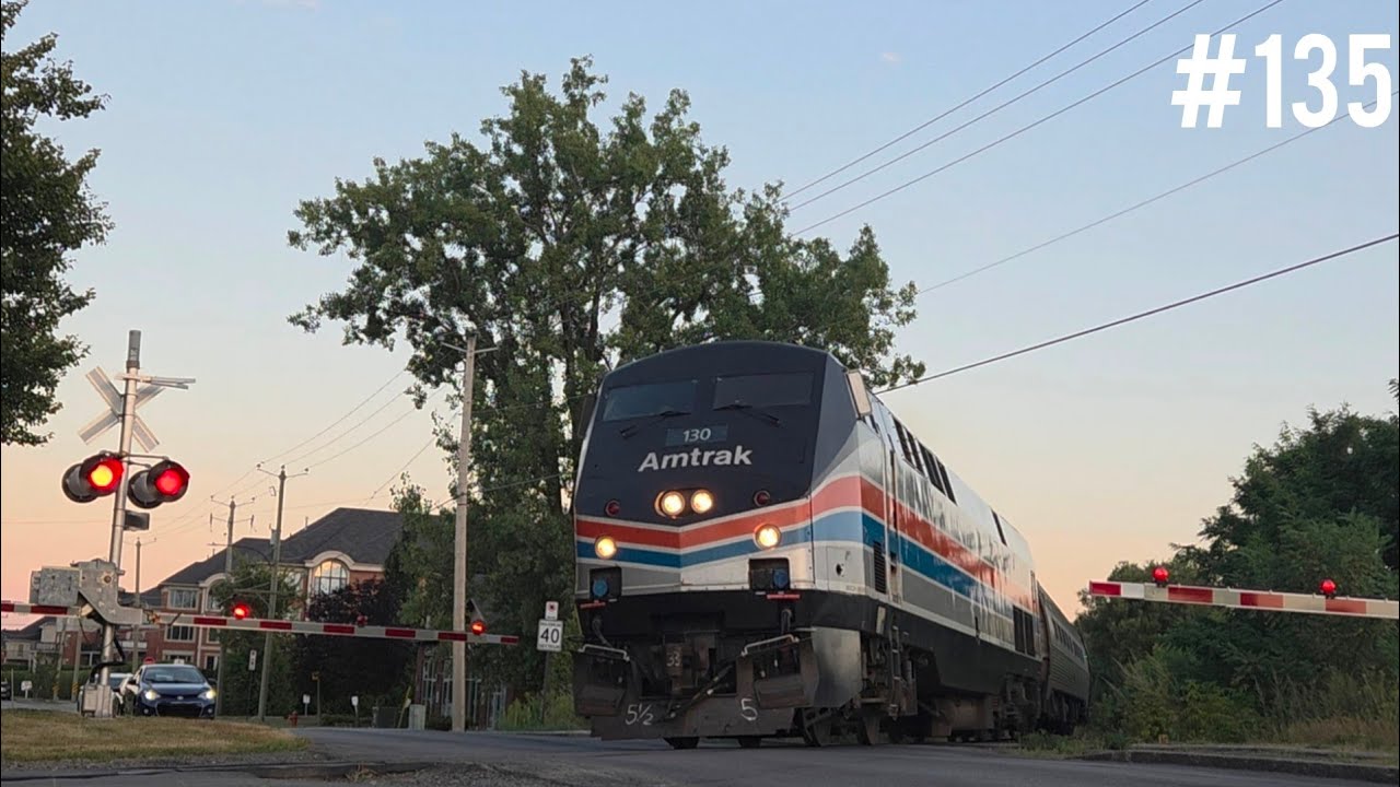 Amtrak train #135 ft. Amtk 130 and 100 - YouTube