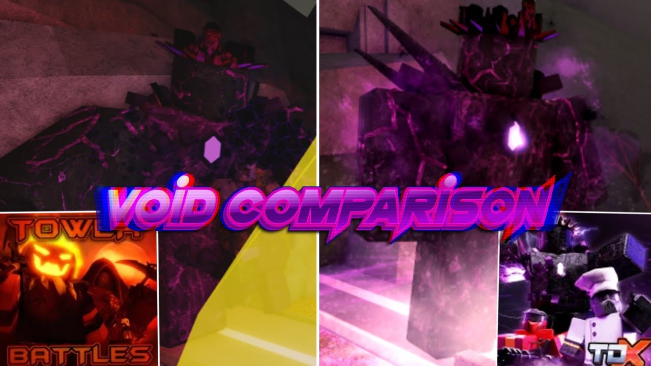 Tower Battles and Tower Defense X Void boss comparison - YouTube