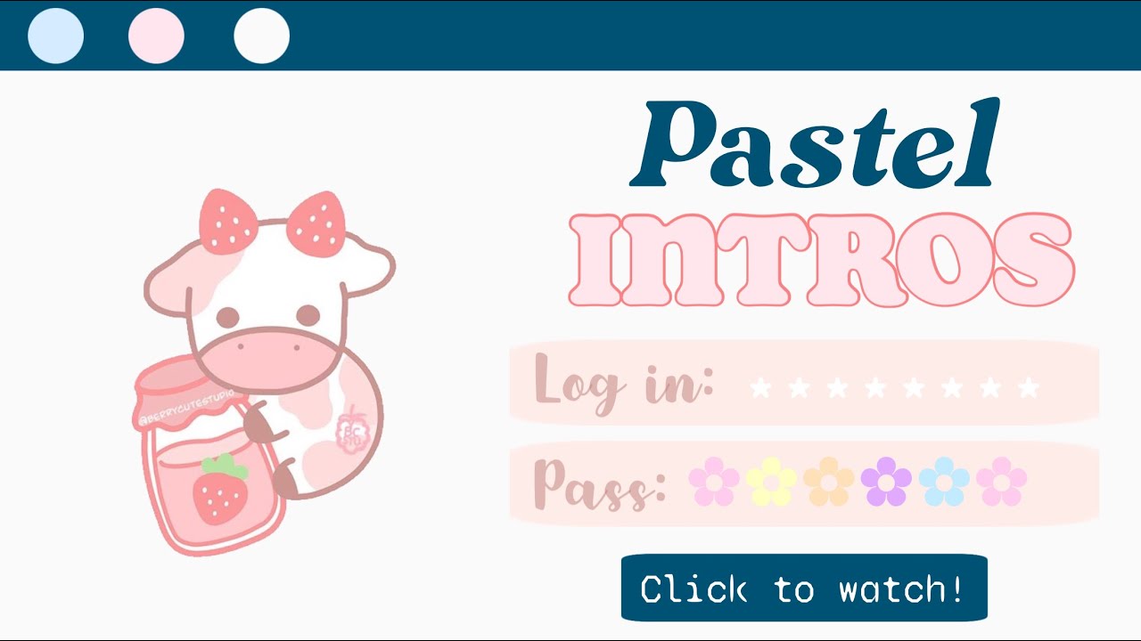 ୨Aesthetic/cute pastel outro templates ୧*•~ - YouTube