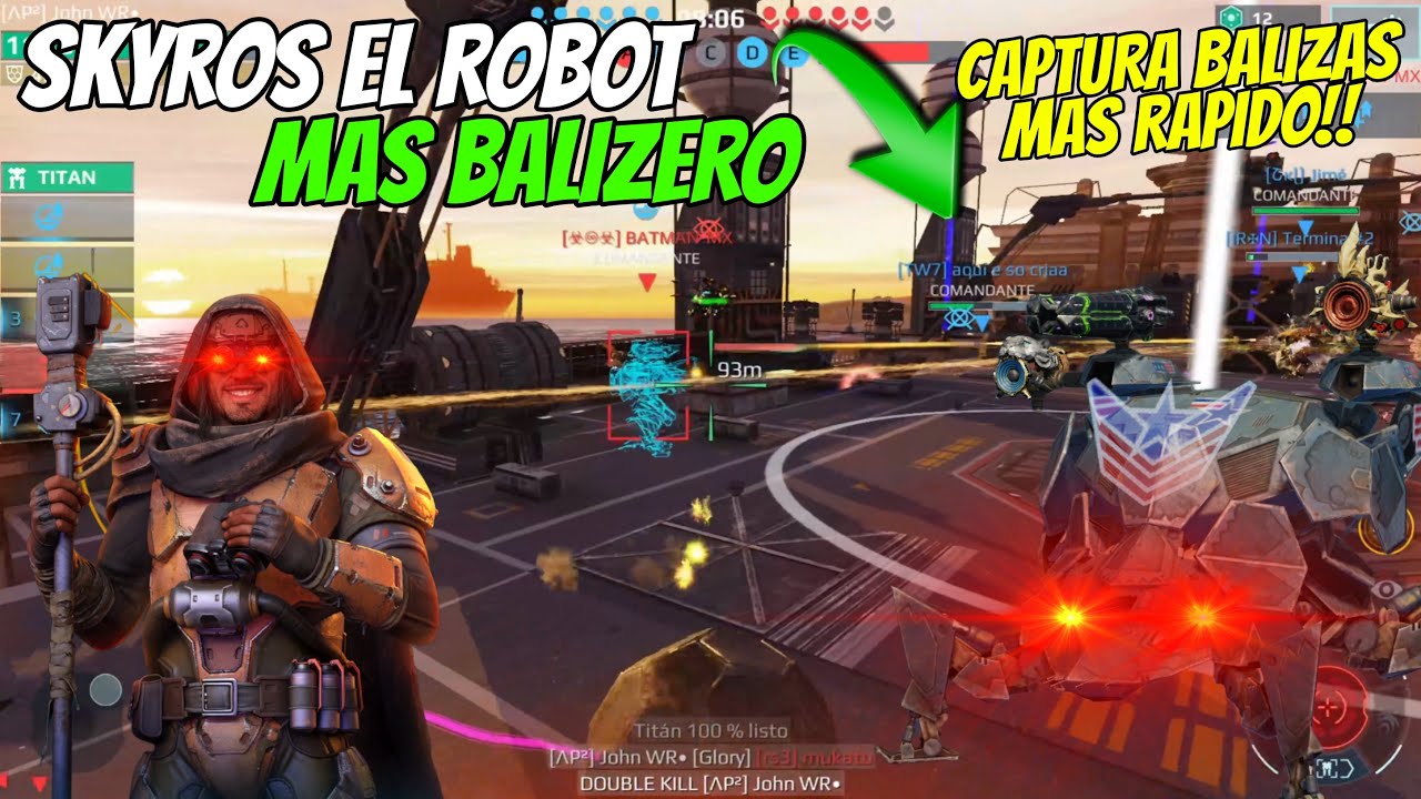SKYROS EL ROBOT MAS BALIZERO DEL JUEGO!! || War Robots #WRwinTrickster ...